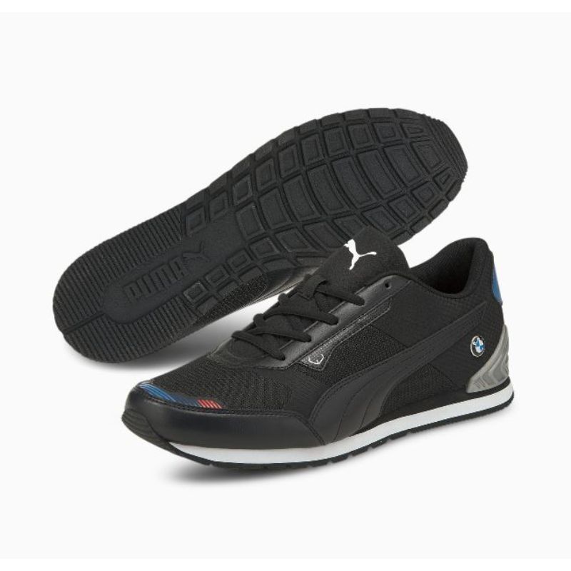 Jual Puma Men Bmw Mms Track Racer Shoes [306872 01] - Black-silver 9.5 ...