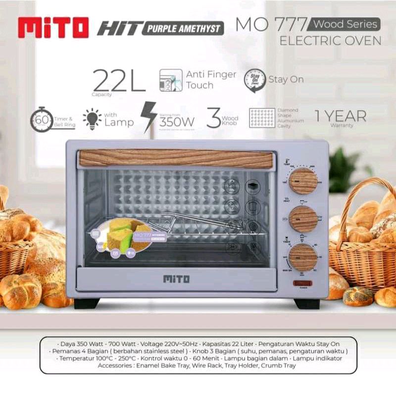 Jual Oven Mito Hit MO-777 22 Liter di Seller Nordgard Official Store ...