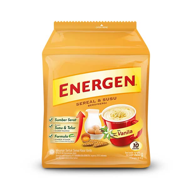 Jual ENERGEN VANILA 10 S X 29 GR di Seller Hypermart Citra Raya ...