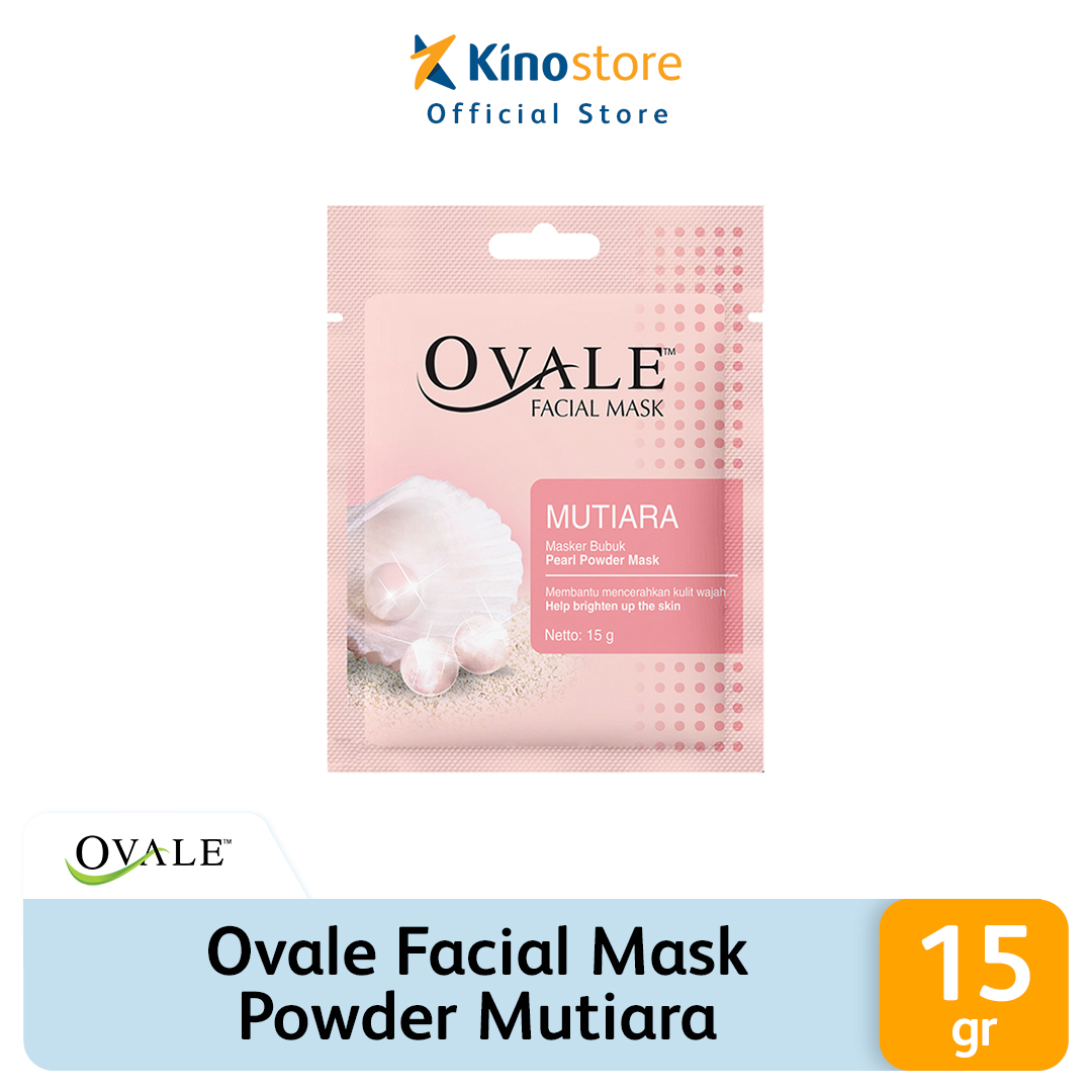 Jual OVALE Pearl Face Powder Mask [15 g] di Seller Kino Personal Care ...