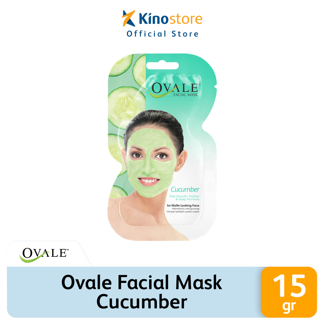 Promo OVALE Cucumber Facial Mask Sachet [15 g] Diskon 20% di Seller ...
