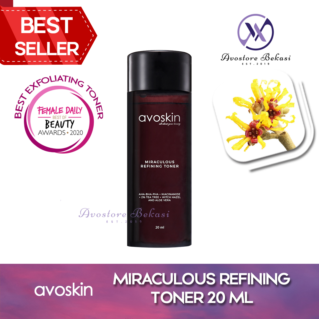Jual Avoskin Miraculous Refining Toner 20ml Di Seller Avostore Bekasi ...