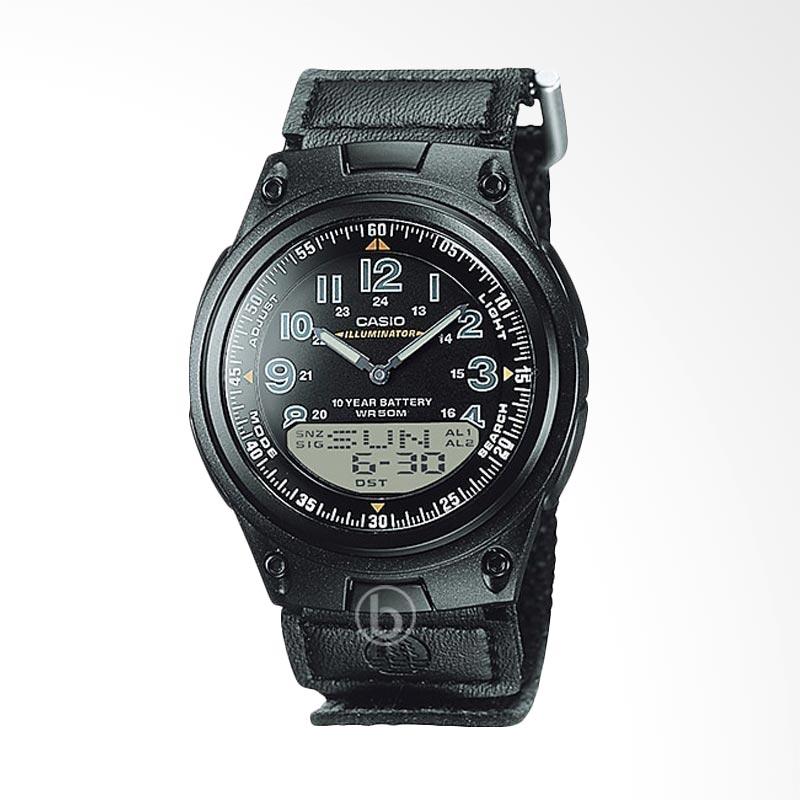 Jual Casio Telememo Sports Canvas Jam Tangan Pria [aw-80v] Di Seller ...