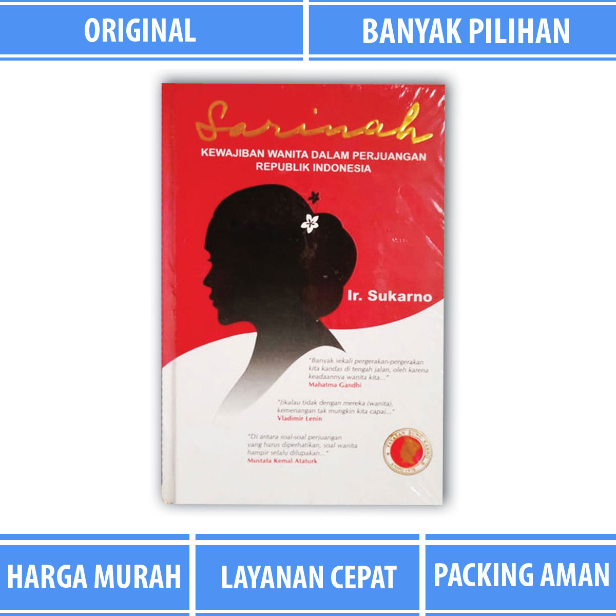 Promo BUKU SARINAH KARYA SUKARNO ORIGINAL HC Diskon 25% di Seller TOKO BUKU MURAHJAYA OFFICIAL ...