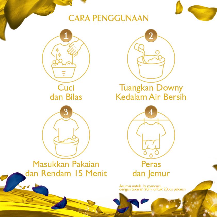 Promo Downy Daring Softener Pewangi dan Pelembut Pakaian Konsentrat ...