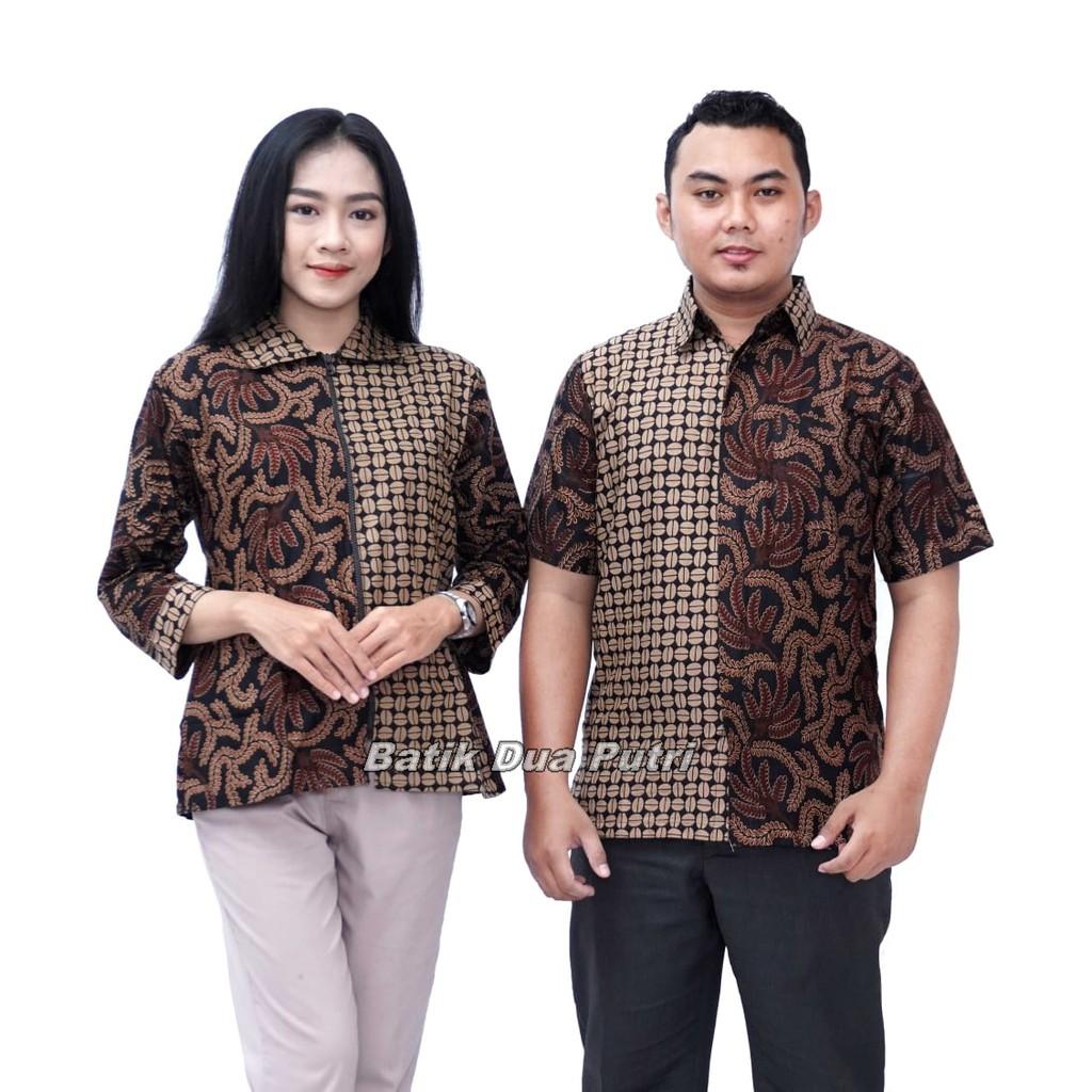 Jual Batik Dua Putri Batik Kombinasi Blouse Wanita - Pethey Chita ...
