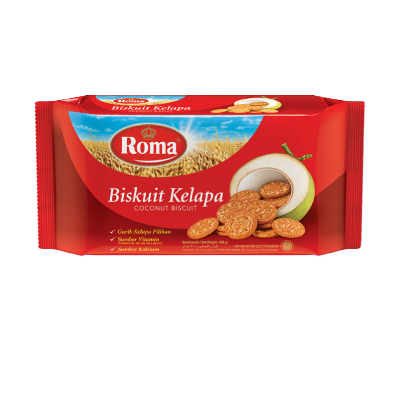 Jual Roma Biskuit Kelapa [300 G] Di Seller Alfamart - Alfamart Abdul ...