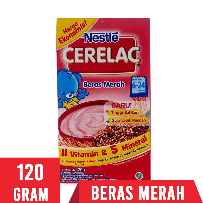Jual Nestle Cerelac Beras Merah Cereal Bayi [120 g] di Seller Bonnet ...