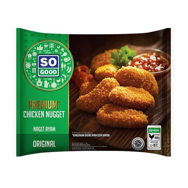 Jual Nugget Ayam Premium So Good 400 gr di Seller Japfa Food Jakarta ...