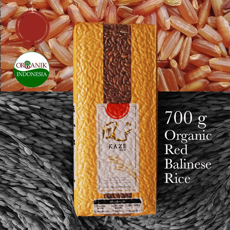 Jual Kaze Rice Jawa Tengah Beras Merah Organik [700 g] di Seller KAZE ...
