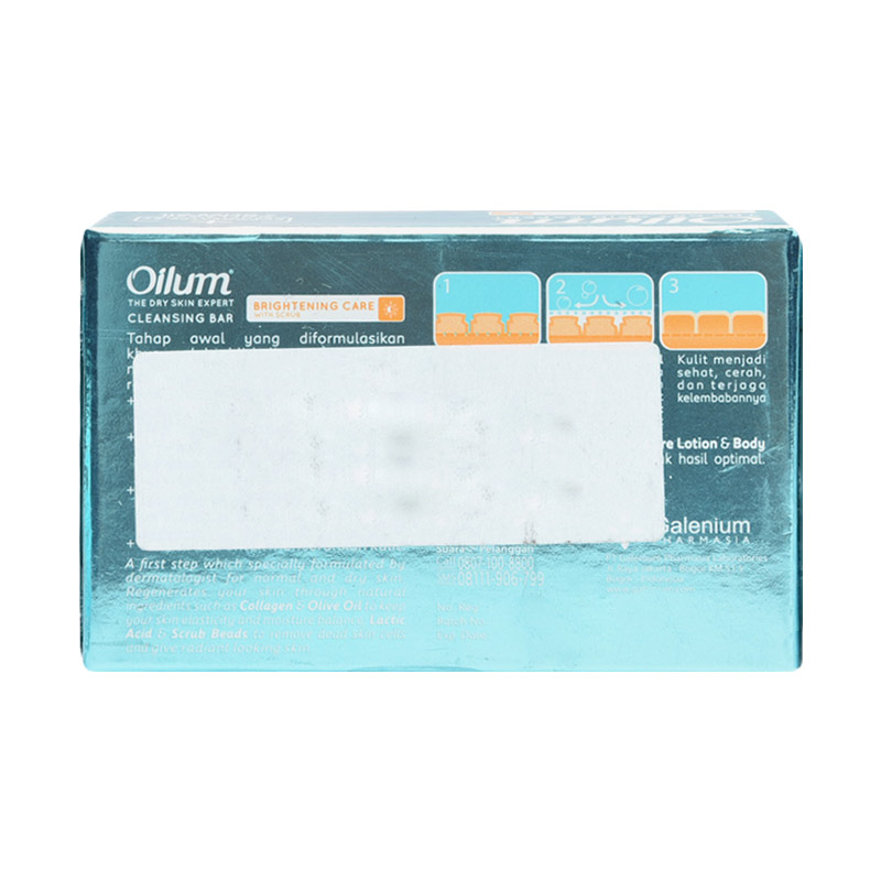 Jual Oilum Cleansing Bar Brighthening Care Sabun Batang [85 Gr] Di ...