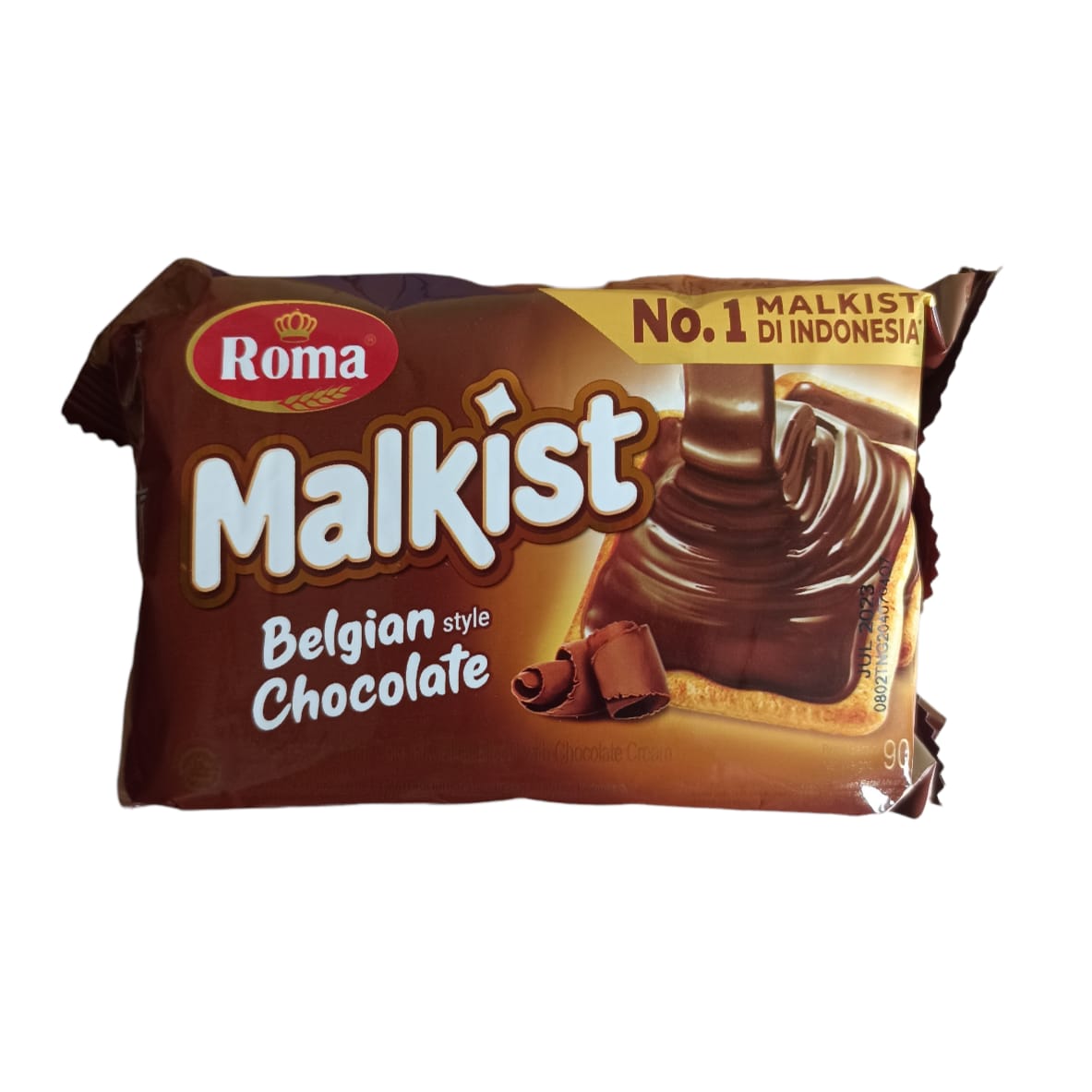 Promo Roma Malkist Belgian Style Chocolate / Cokelat 90 G Diskon 8% Di ...