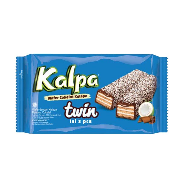 Jual KALPA TWIN WAFER COKELAT KELAPA 48 GR di Seller Hyfresh Duta ...