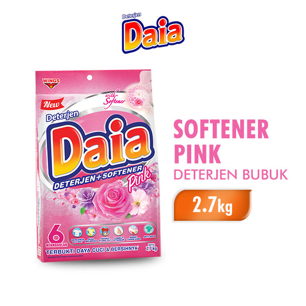 Promo DAIA Softener Pink Detergent [2700 g/ 61161] Diskon 27% di Seller ...