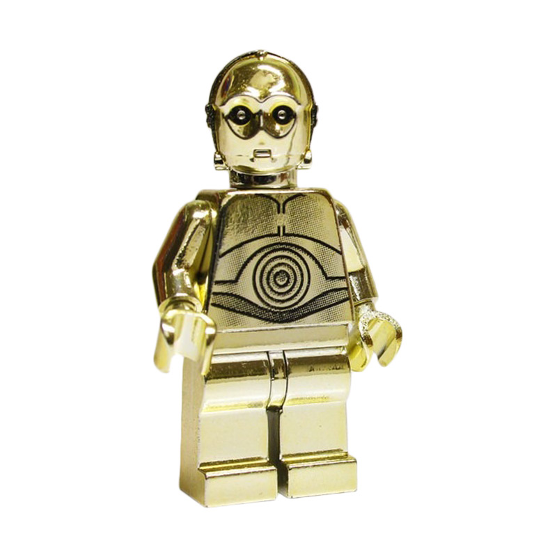 Jual SW - LEGO Minifigure C-3PO Gold Limited Edition Mainan Blok dan ...