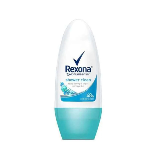 Jual REXONA WOMEN SHOWER CLEAN ROLL ON 45 ML - DEODORANT - Multicolor ...