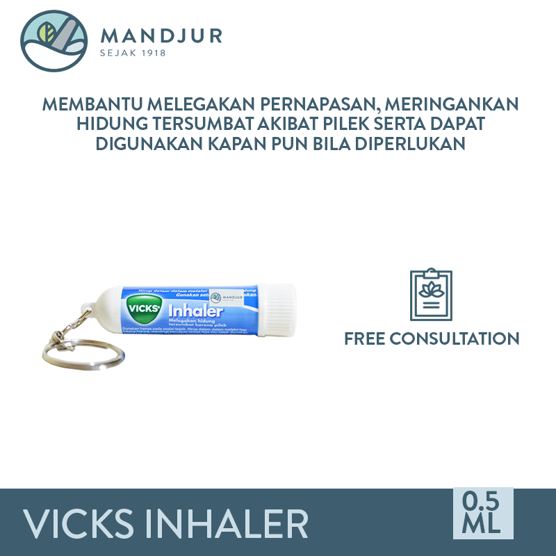 Promo Vicks Inhaler Pelega Hidung Tersumbat Diskon 32% di Seller Apotek ...