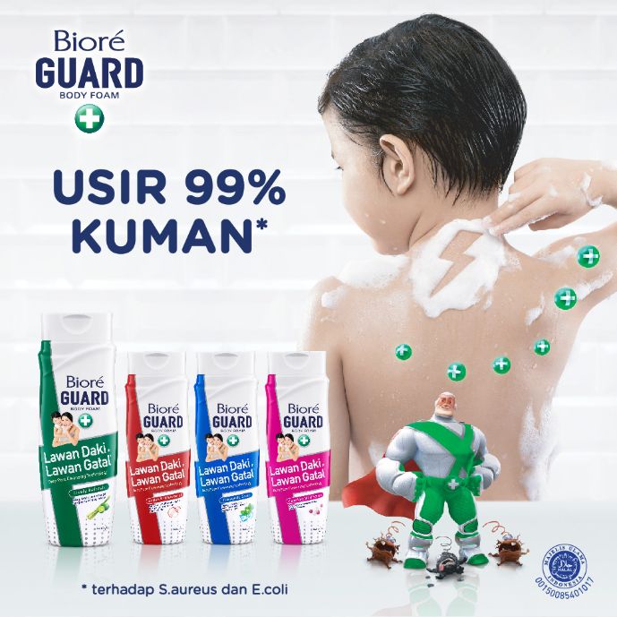 Jual Biore Guard Body Foam Active Antibacterial 450ml (sabun Mandi Cair Isi Ulang) Di Seller The ...