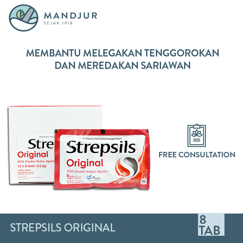 Jual Strepsils Original Permen Pelega Tenggorokan di Seller Apotek ...