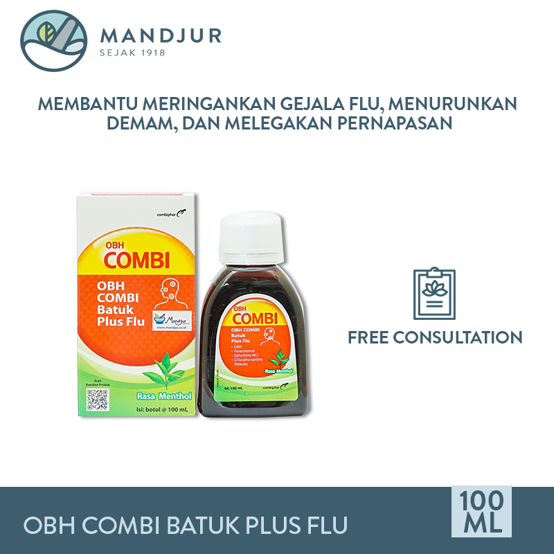 Jual Combiphar OBH Combi Obat Batuk Plus Flu [100 mL] di Seller SeiHara ...