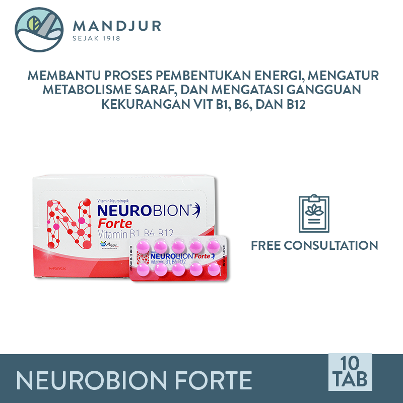 Promo Neurobion Forte Obat Kesehatan [1 Blister/ 10 Tablet] Diskon 16% ...