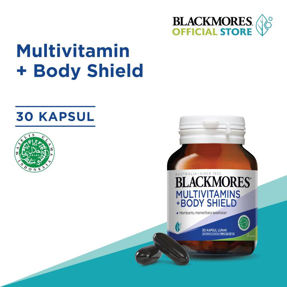 Promo Blackmores Multivitamin + Body Shield [30 Kapsul] Diskon 15% di ...