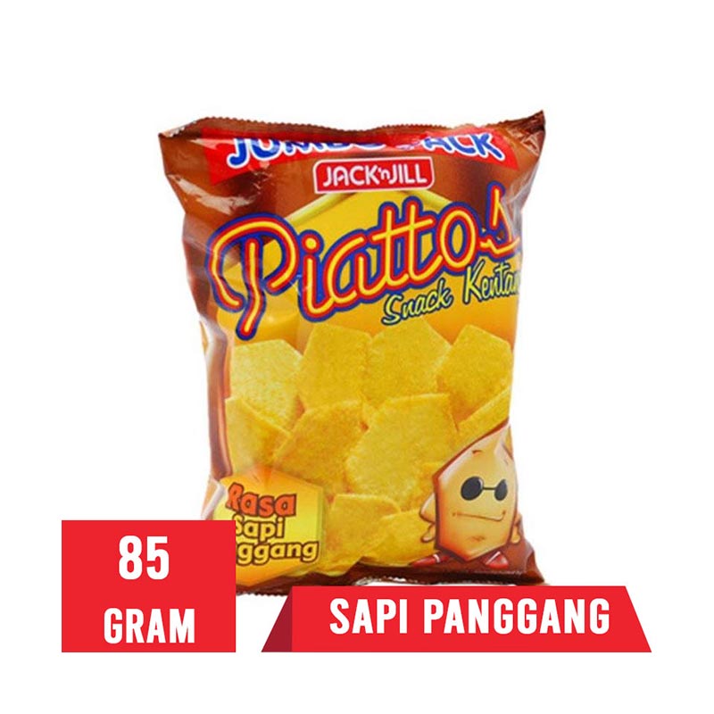 Jual J&J Piattos Sapi Panggang Keripik Kentang [78 g] di Seller MIROTA ...