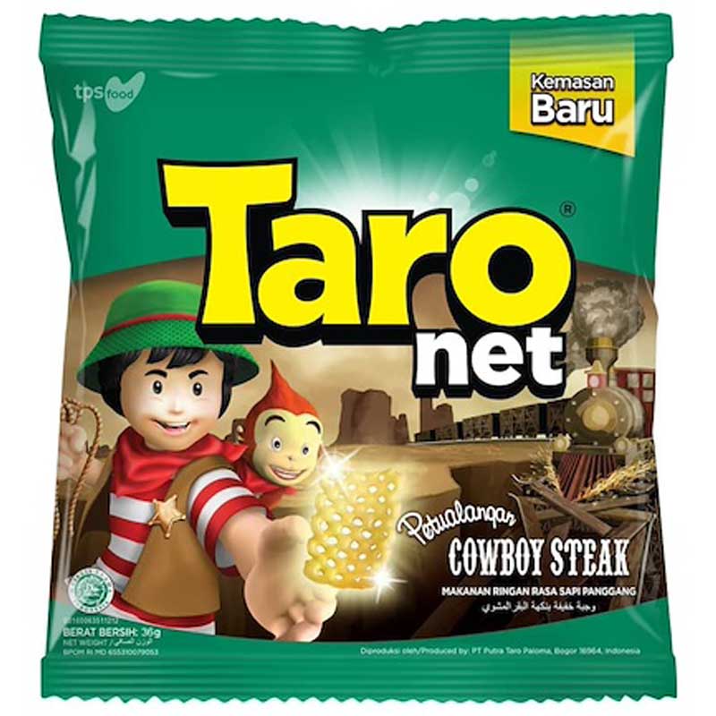 Jual Taro Net Cowboy Steak Snack [36 g] di Seller Alfamart Click ...