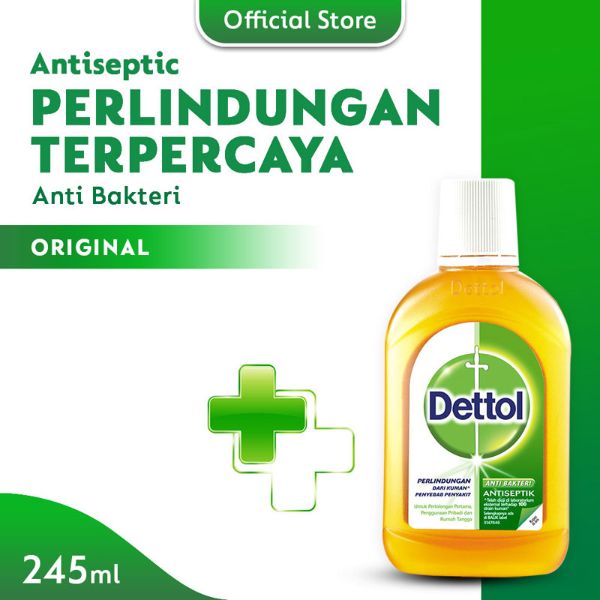 Jual Dettol Liquid Antiseptic Botol 245ml di Seller Alfamart Click ...