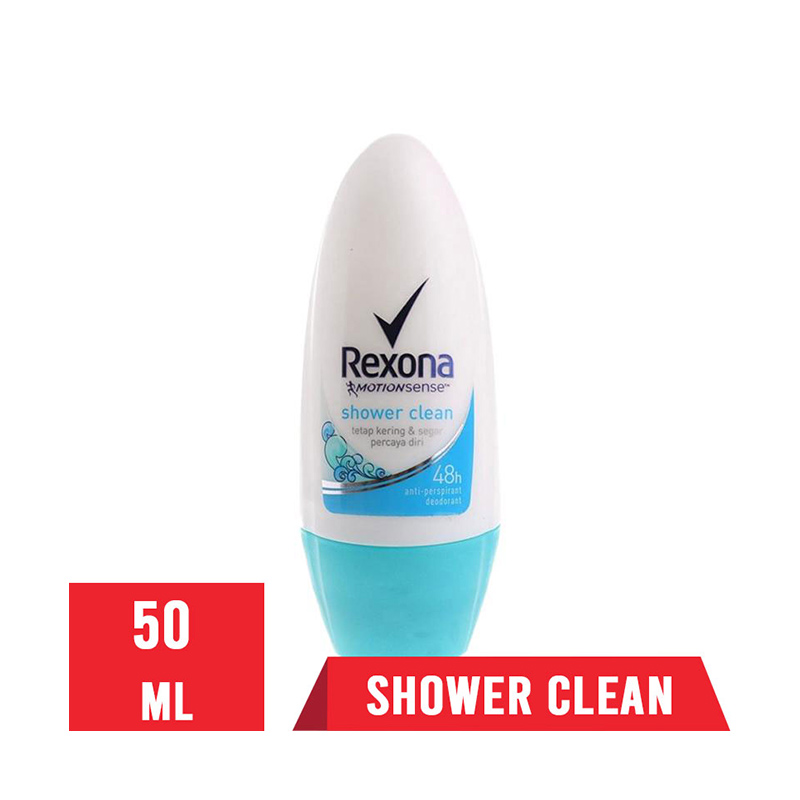 Jual Rexona Women Shower Clean Deodorant Roll On 50 Ml [8999999049508 ...