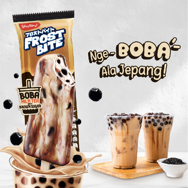 Jual Surabaya - Glico Wings Frostbite Boba Milk Tea [60 Ml] Di Seller ...