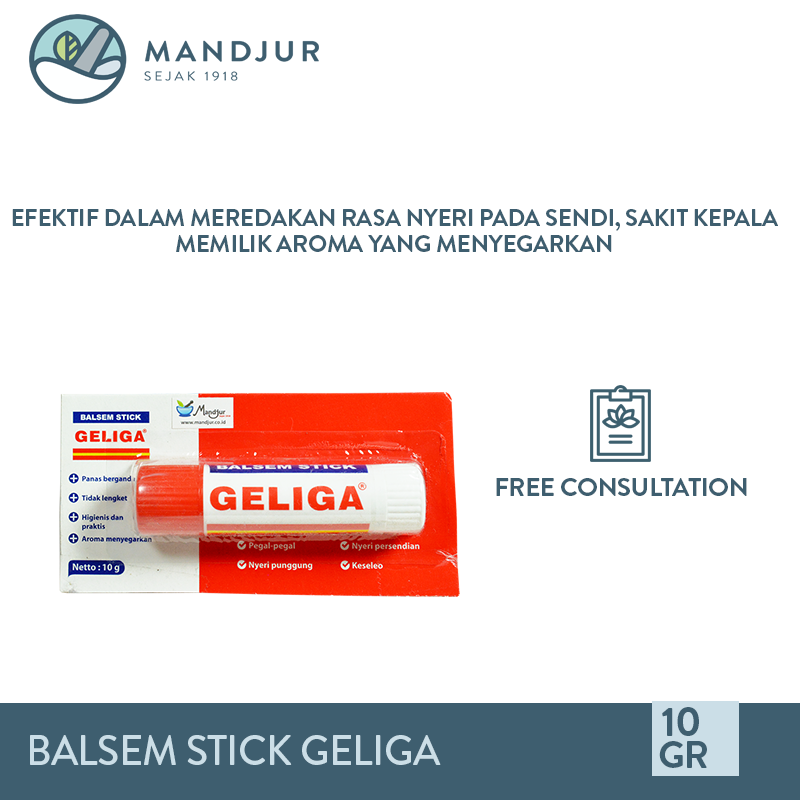 Jual Geliga Balsem Stick di Seller Apotek Asri - Susukan, Kota Jakarta ...