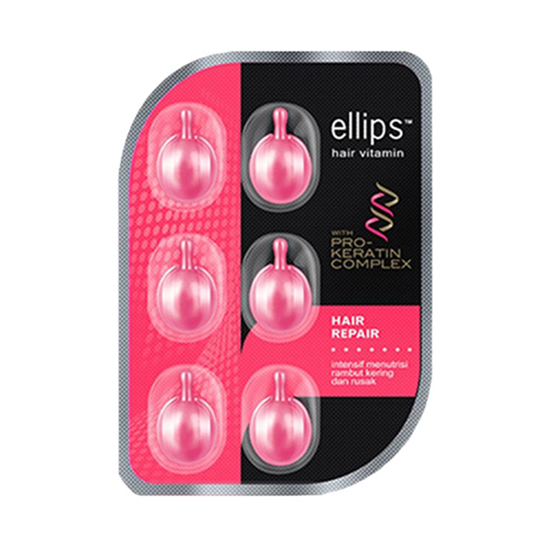 Jual Ellips Hair Vitamin Hair Repair [6's] di Seller Ramayana ...