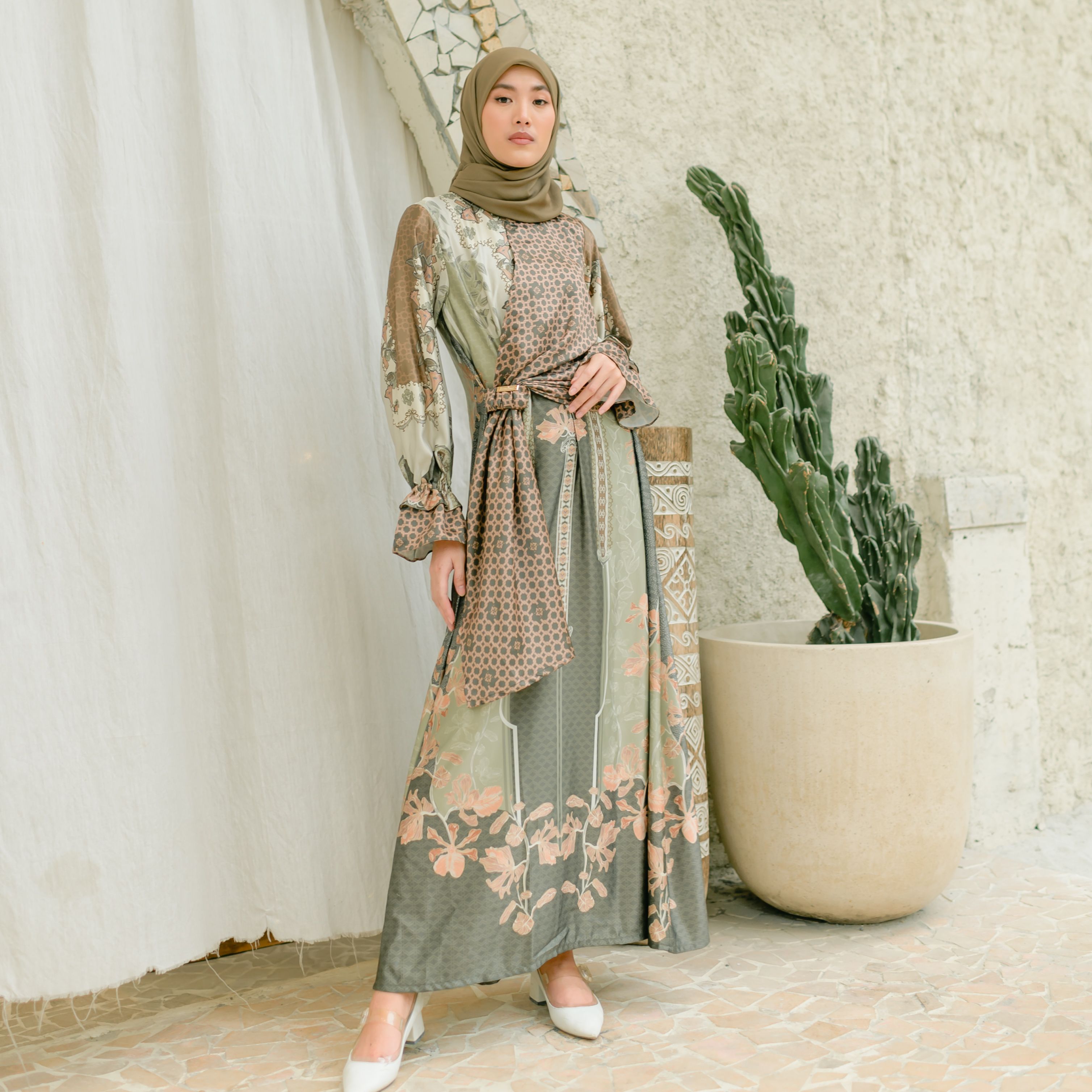 Jual Kamima Magani Series Sundari Dress Gold - Olive di Seller Kamima ...