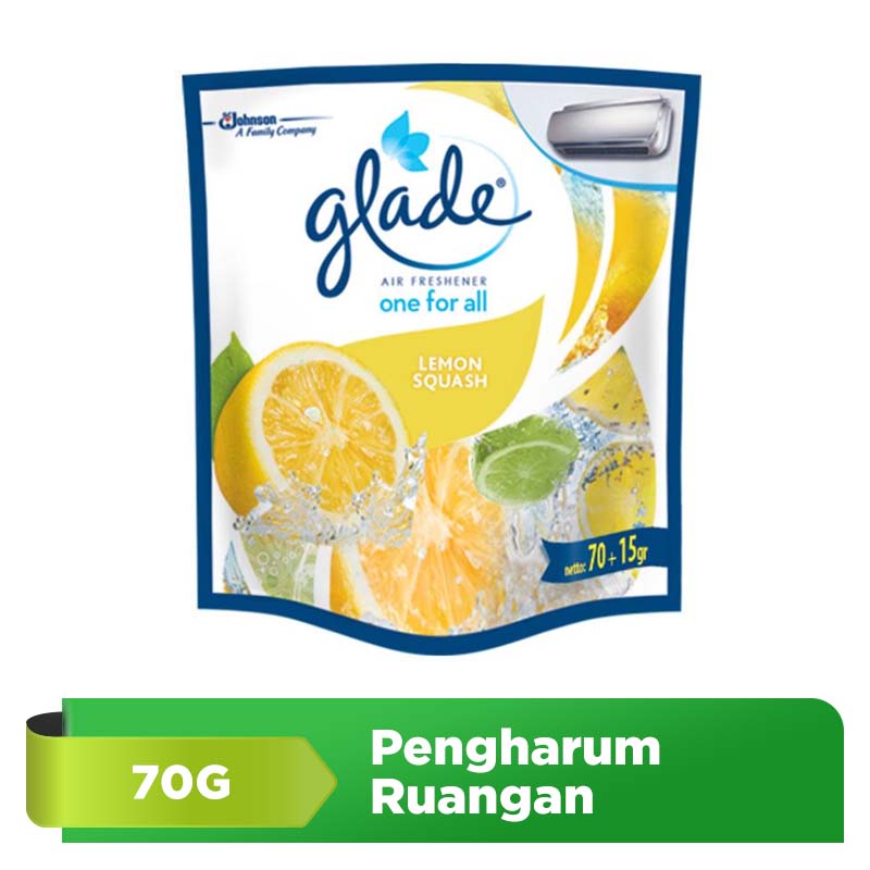 Promo Glade One For All Lemon Squash Pengharum Ruangan [70 g/ Pouch ...