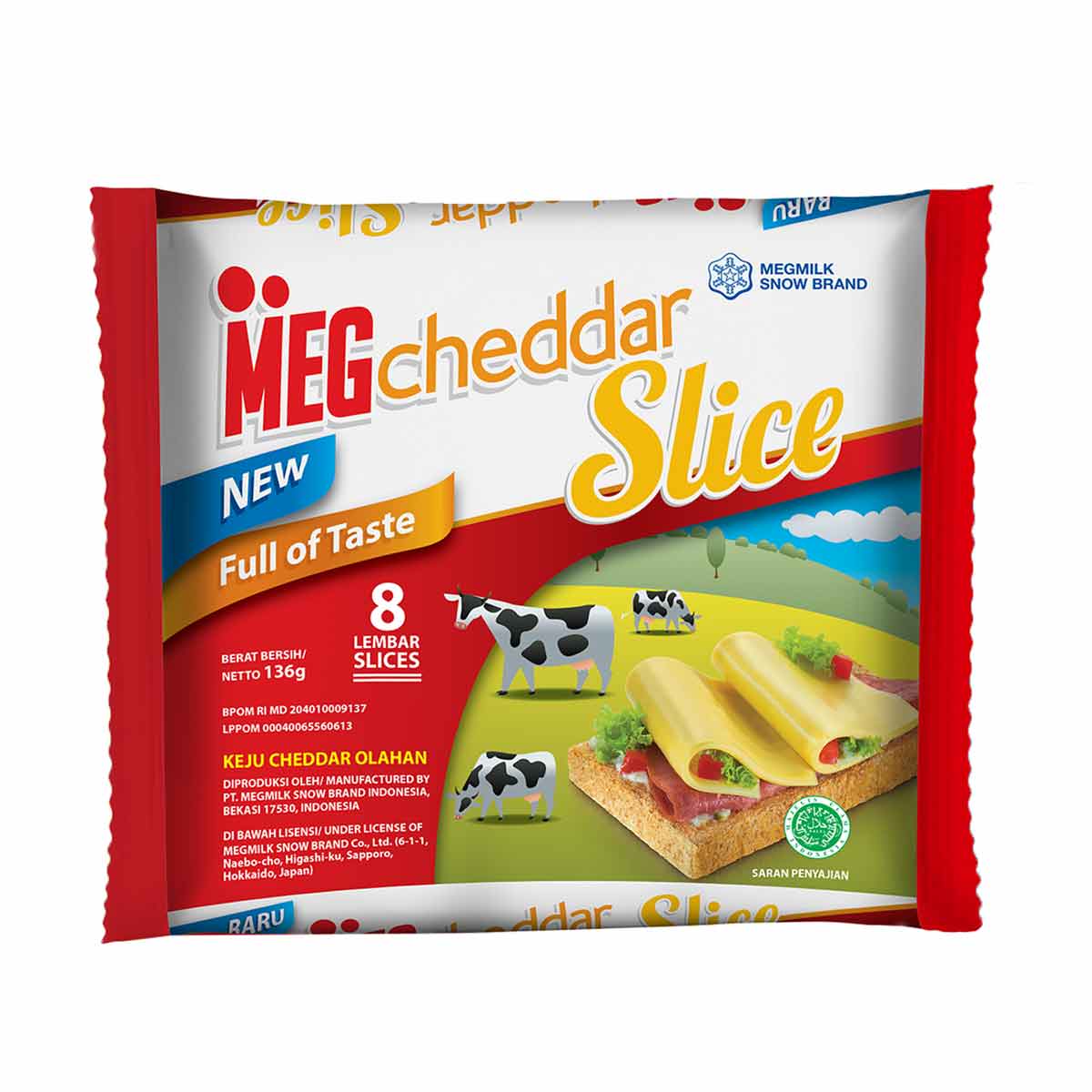 Jual Meg Cheddar Slice Keju [8 Slice] di Seller Sasa Mart - Gudang ...