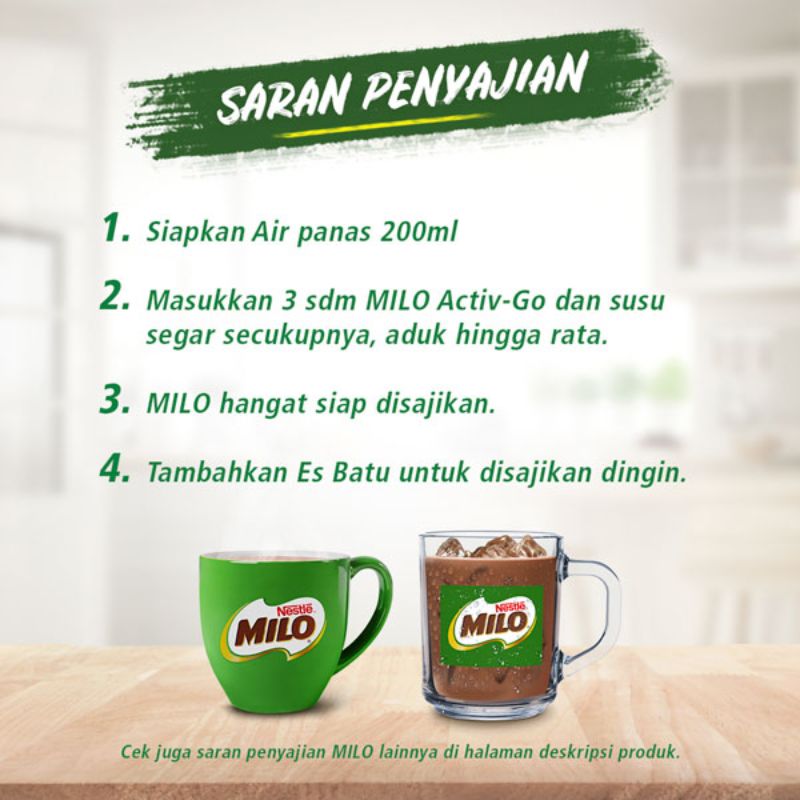 Jual Milo 3in1 Activ-go Susu Coklat Pouch 300g Di Seller Nestle ...