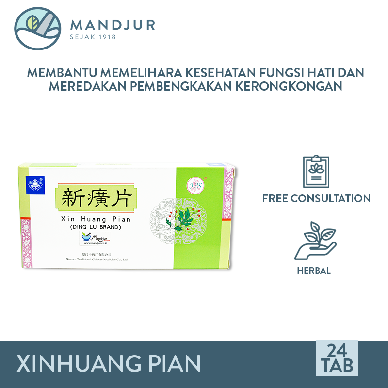 Jual Ding Lu Xin Huang Pian Obat Herbal Pereda Nyeri Rematik & Sendi di ...