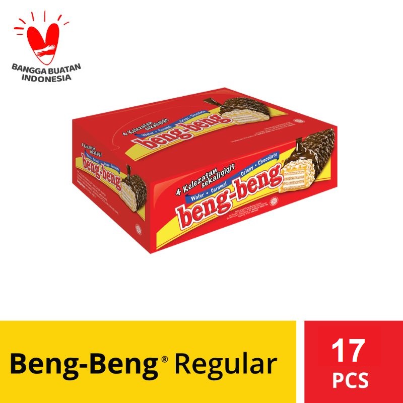 Jual Beng Beng Regular - Extra Chocolate & Caramel [25 g/ 17 pcs/ Box ...