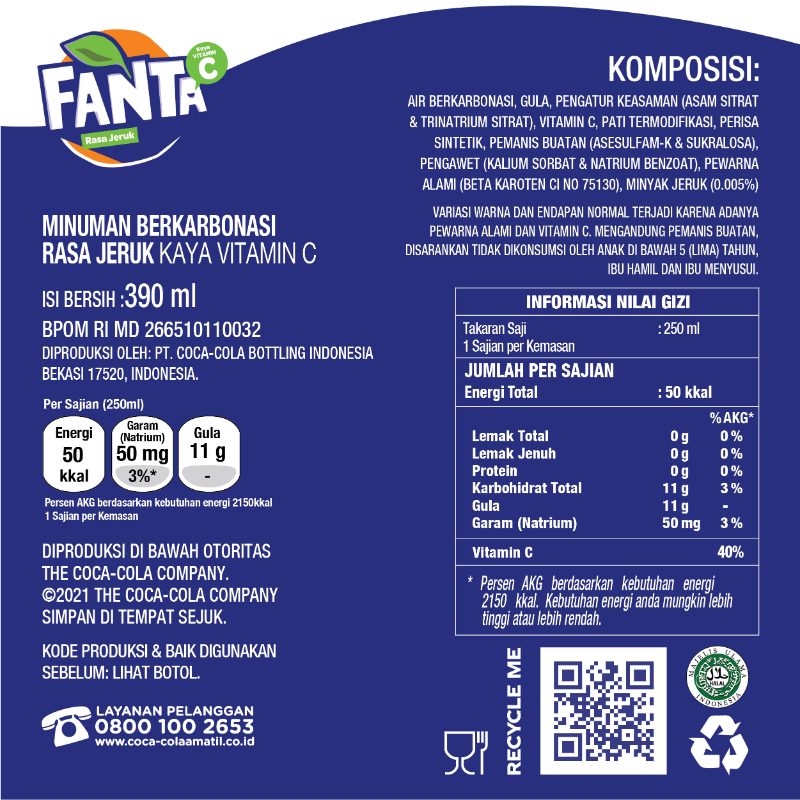 Promo FANTA ORANGE [1 BOTOL x 390 ML] Diskon 24% di Seller Farmers ...