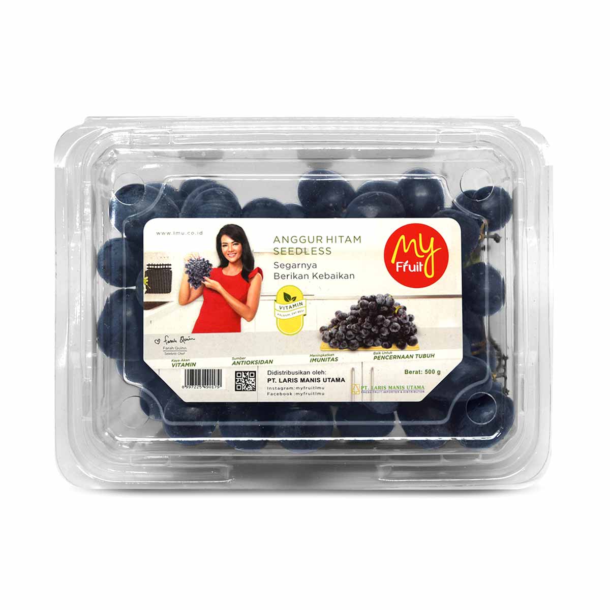 Promo My Fruit Anggur Hitam Seedless 500 gr Diskon 11% di Seller My ...