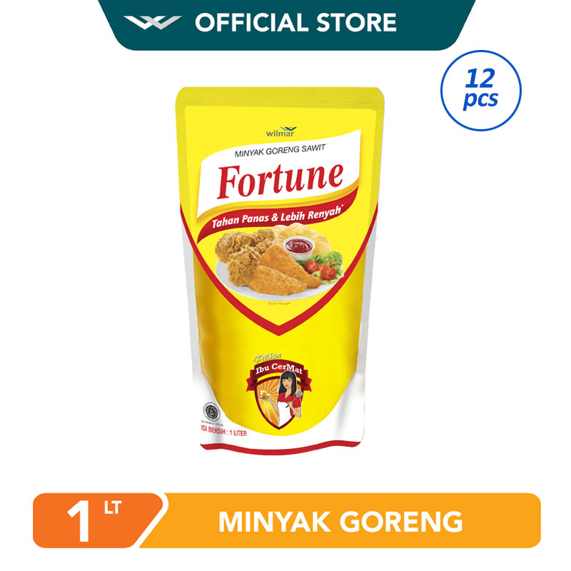 Promo Fortune Minyak Goreng Pouch [1l X 12 Pcs] Diskon 3% Di Seller ...