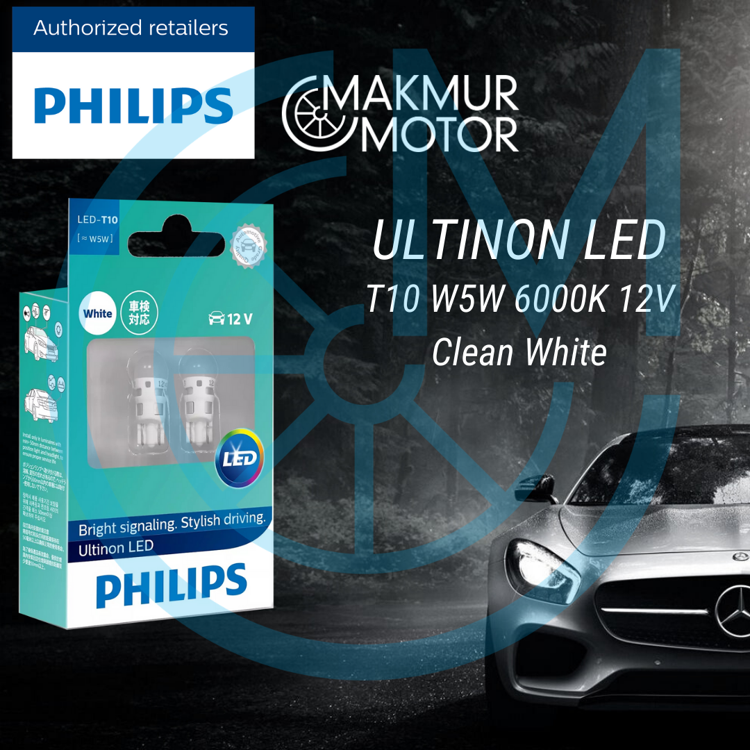 Jual PHILIPS T10 Ultinon LED Lampu Senja Mobil di Seller DEPO OTO ...