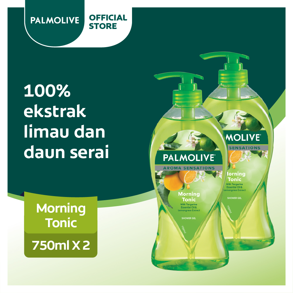 Promo Palmolive Aroma Therapy Morning Tonic Shower Gel Sabun Mandi Gel ...