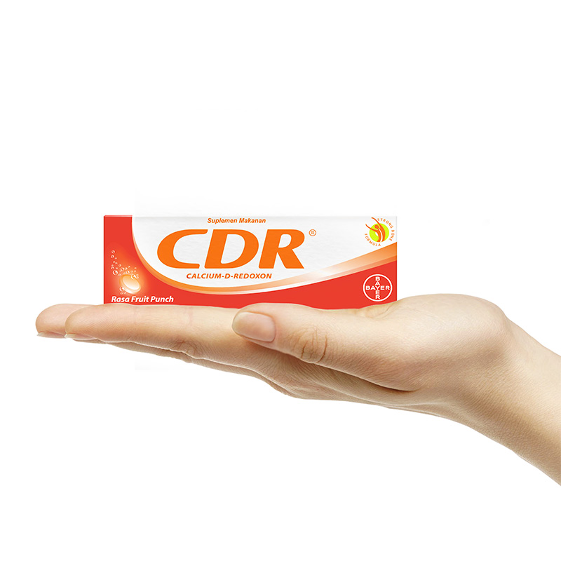 Jual FS - CDR Calcium D Redoxon Rasa Fruit Punch Suplemen [10 Tablet ...
