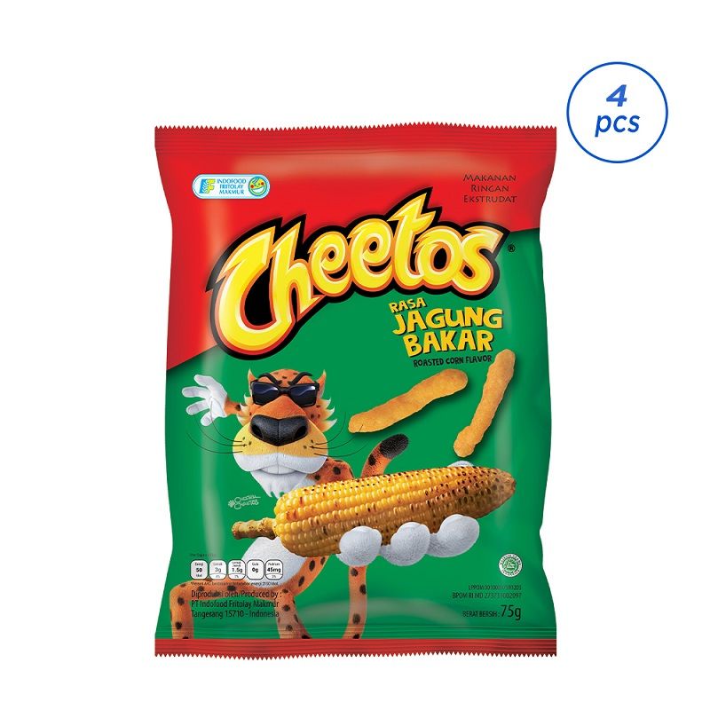 Jual Cheetos Twist Jagung Bakar Snack [75 G/ 4 Pcs] Di Seller Indofood ...