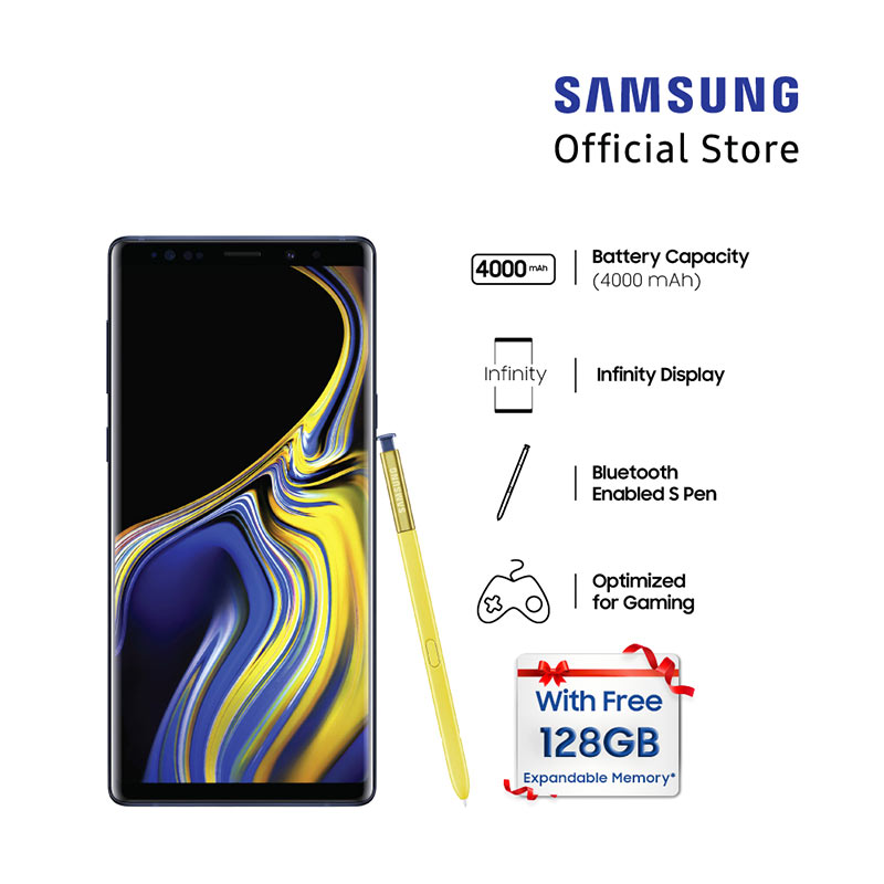 Jual Samsung Galaxy Note9 Smartphone Ocean Blue [128gb 6gb] Free