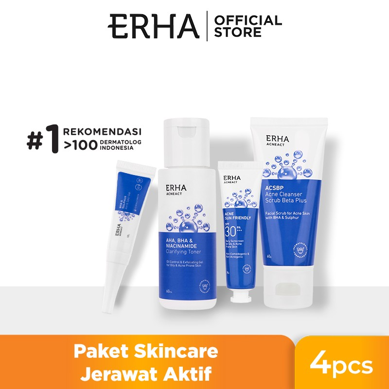 Promo ERHA Bundling Acne Care Lab Series - Paket Pembersih Wajah ...
