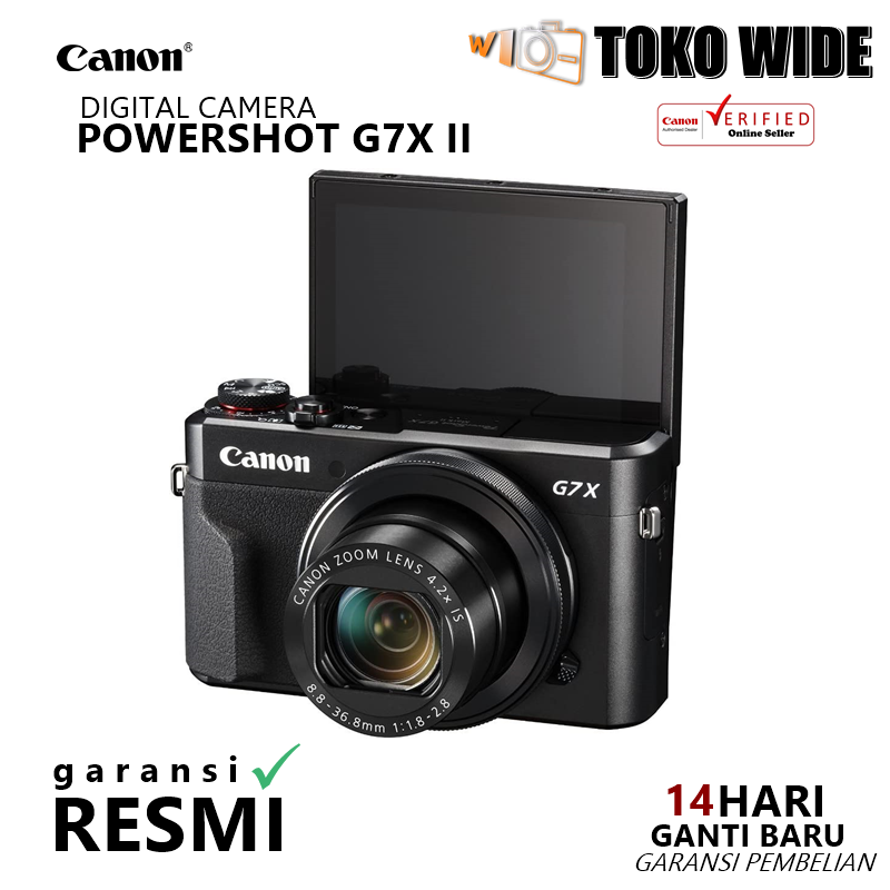 Jual [TOKO WIDE] CANON POWERSHOT G7X MARK II GARANSI RESMI di Seller Toko Wide - Kota Jakarta ...