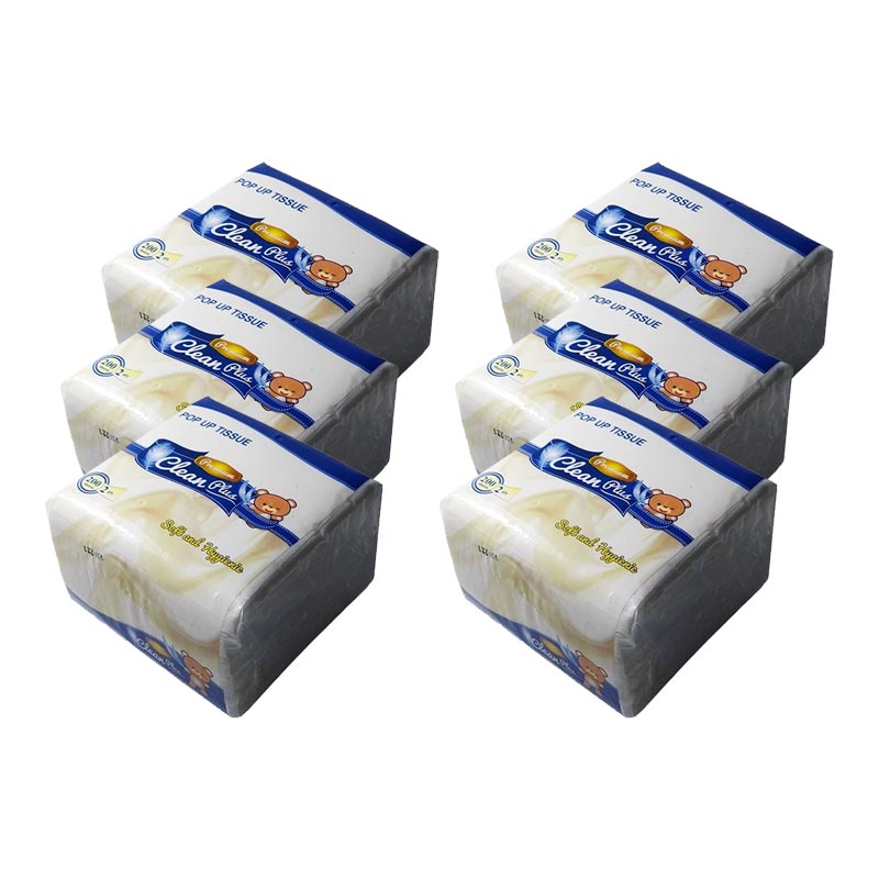 Promo Clean Plus Tissue Pop Up [200s] Isi 6 di Seller Blibli.com - Kota ...